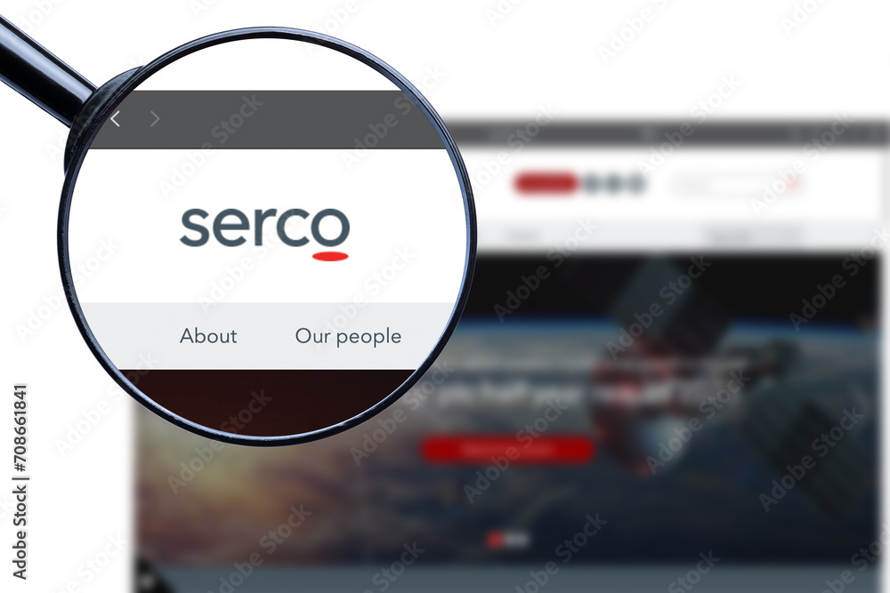 KYIV, UKRAINE - 13 January 2024: Illustrative Editorial of Serco Group ...