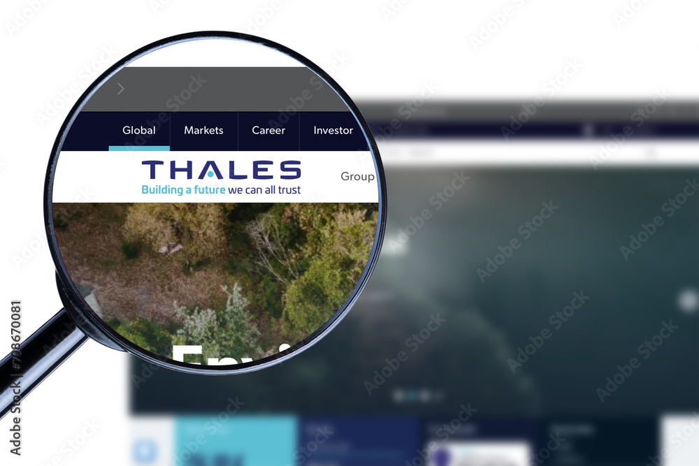 KYIV, UKRAINE - 13 January 2024: Illustrative Editorial of Thales ...