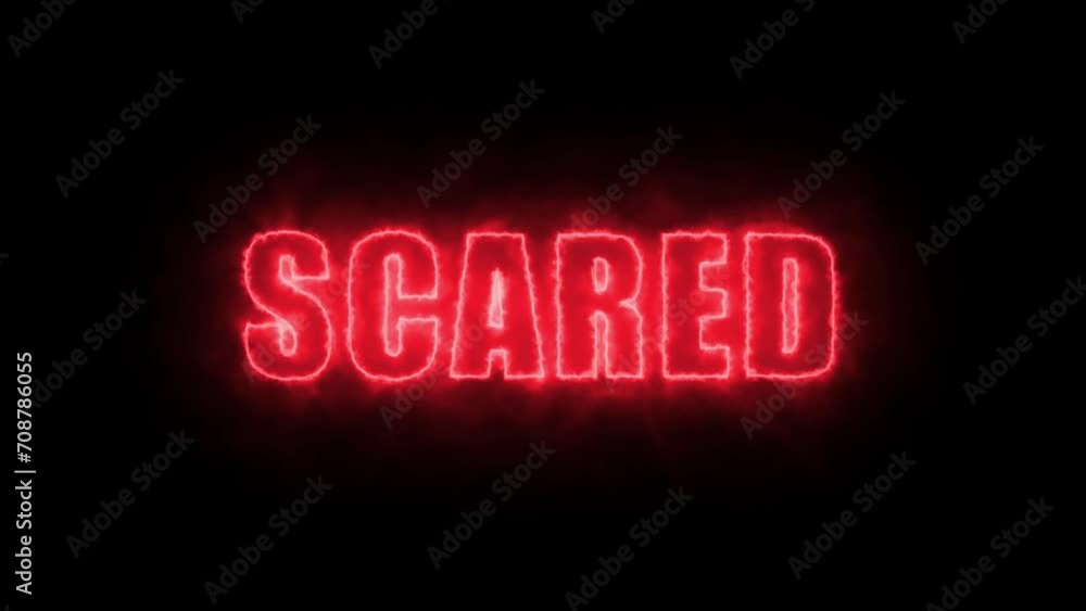 Scared text animation video. These animations are perfect for your ...