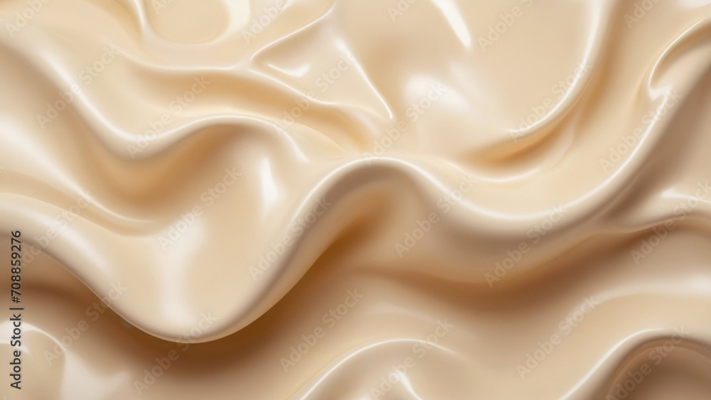 Fondo abstracto Textura de seda o malteada de vainilla brillante que ...
