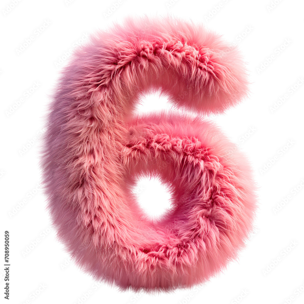 3D Fluffy Number High Quality Clipart PNG, Number Transparent digital ...