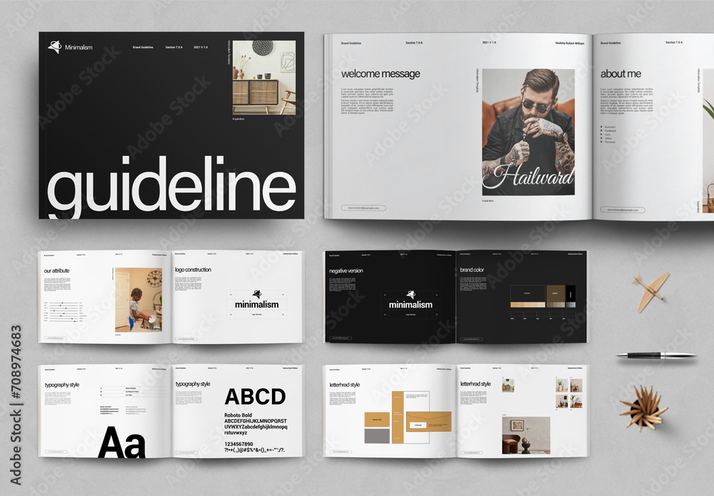 Guideline Layout Template Stock Template | Adobe Stock