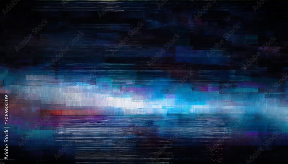 Fotka „digital pixel glitch abstract error background overlay distorted ...