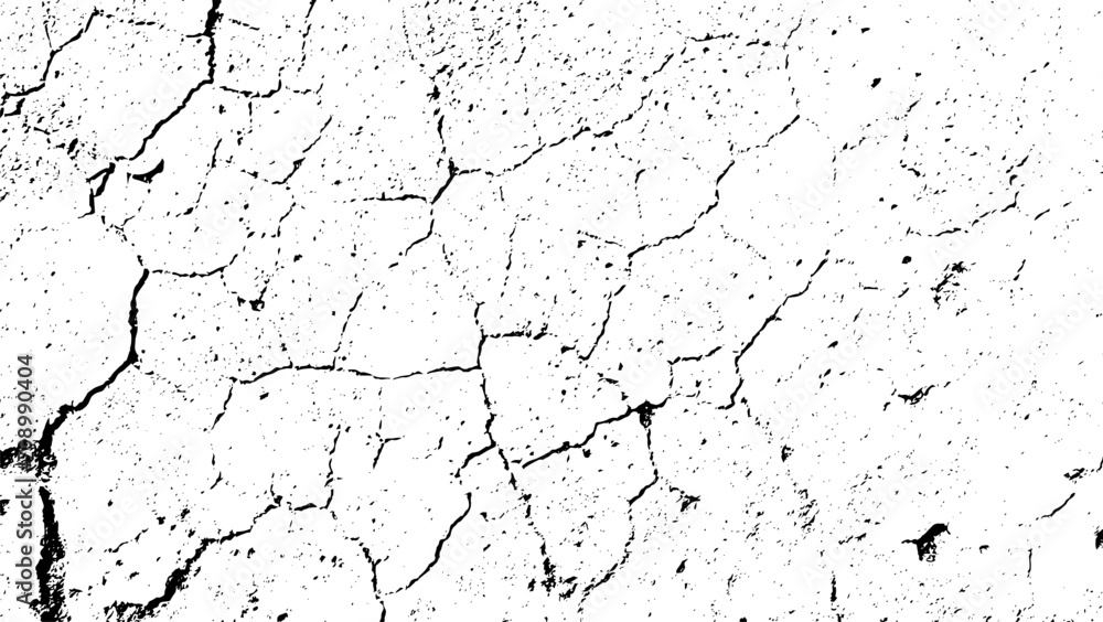 old wall background, a black and white vector of a cracked wall cracked ...
