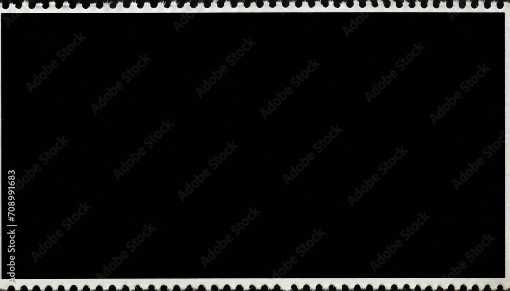 vintage blank postage stamp grunge background texture template black ...