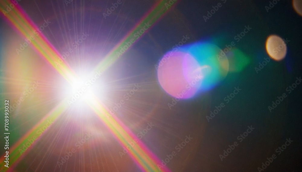 multi colored lens flare bokeh a rainbow flare is similar to the flare ...