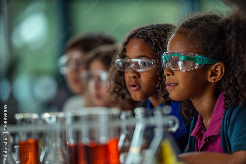 Group of passionate young students engaged in a fun, educational ...