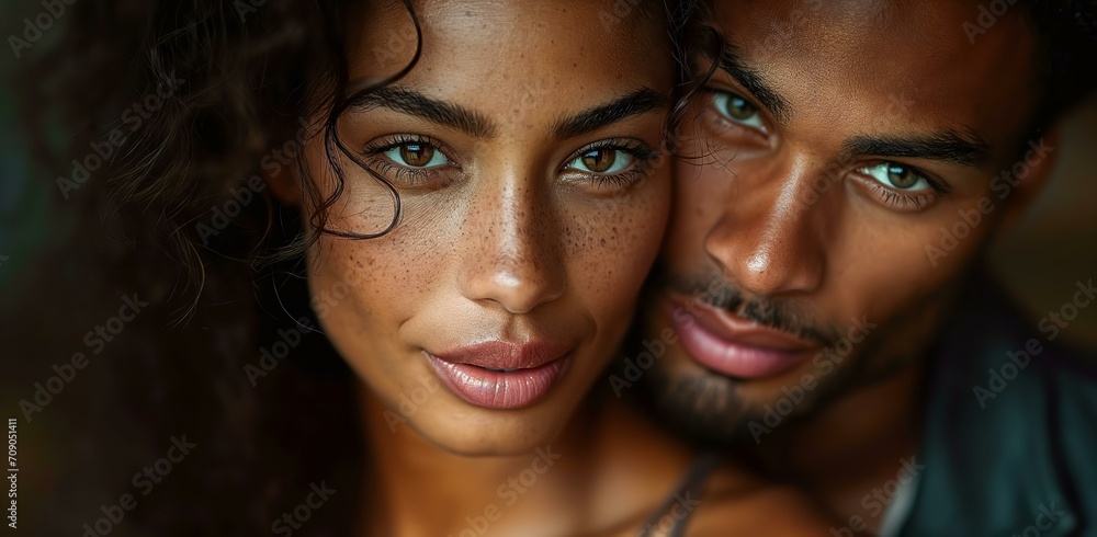 Valentines day best romantic couple flower hart created by ai Stock ...