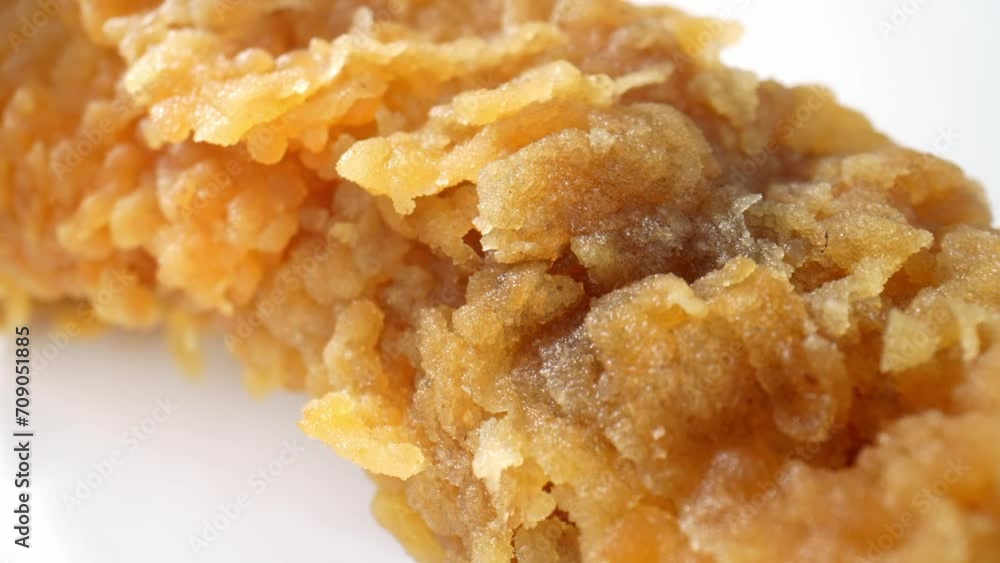 Crispy texture: Zoomed-in shots showcase the intricate details of ...