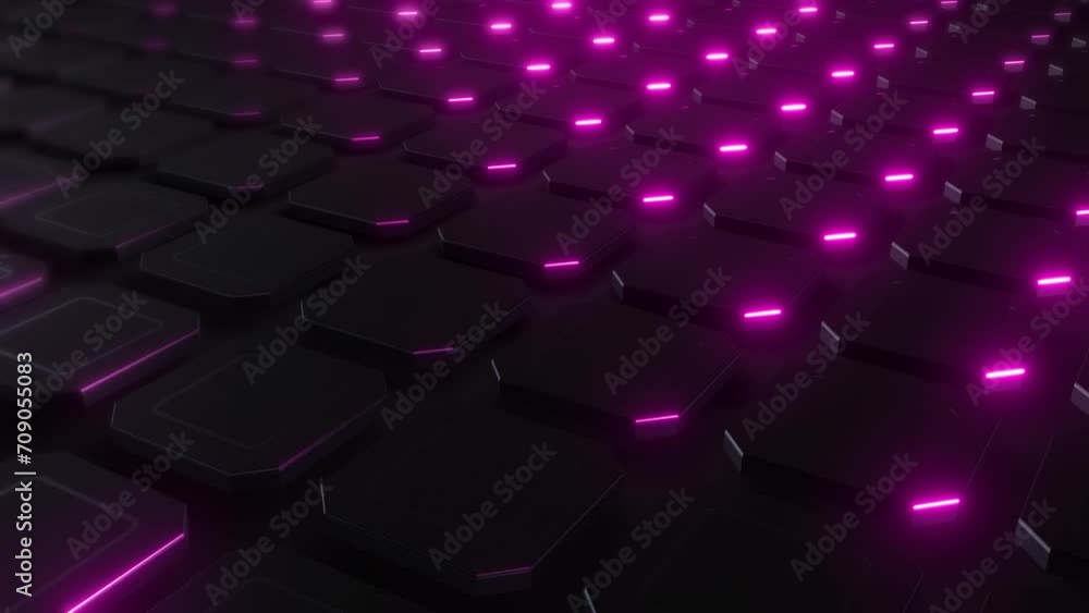 This stock motion graphic video of 4K Colored Glossy Shapes Background ...