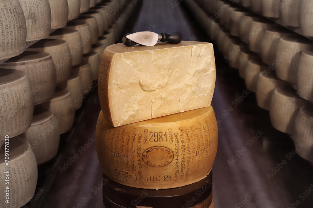 Modena, Emilia Romagna, Italy, January 2024, phases of the processing ...