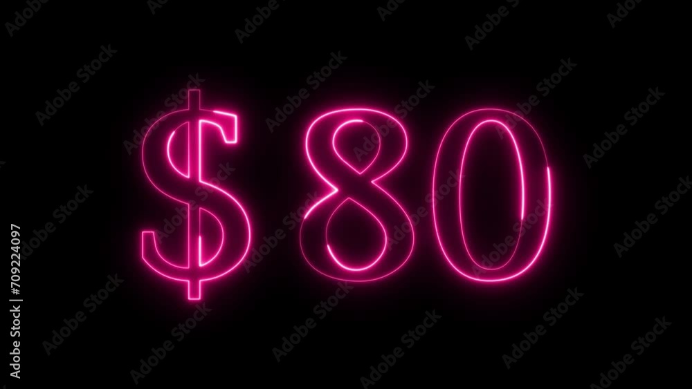 Vidéo Stock Dollar Number Cash text moves inside a running circle with ...