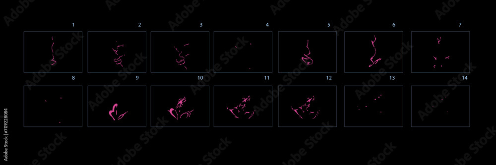 Thunderbolt explored animation, thunderbolt lighting effect for games ...
