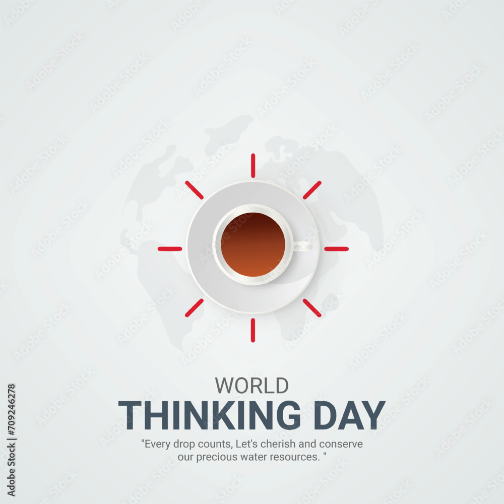 World Thinking Day. World Thinking Day creative ads design Feb 22 ...