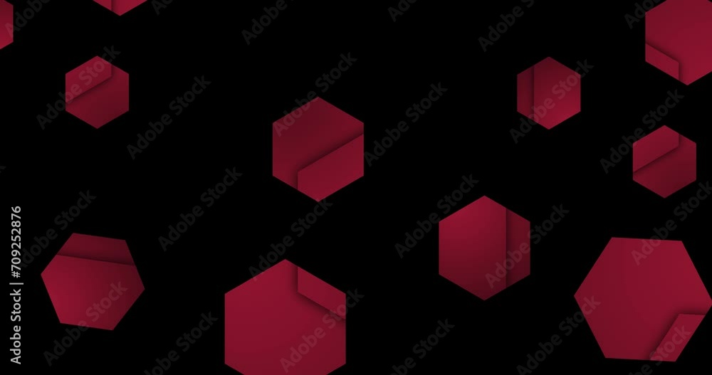 hexagon futuristic lines motion background. Abstract Hexagon Geometric Surface motion background ...