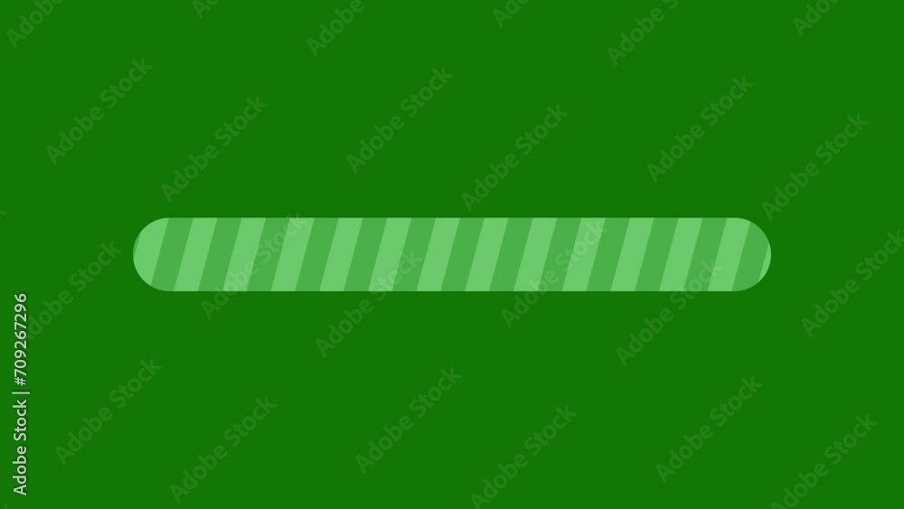 Vidéo Stock Loading Bar Animation Isolated on a Green Background: A visual representation of a ...