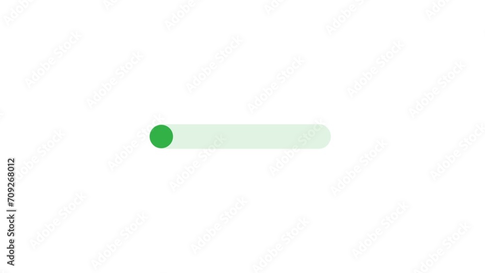 Vidéo Stock Loading Bar Animation Isolated on a Green Background: A ...