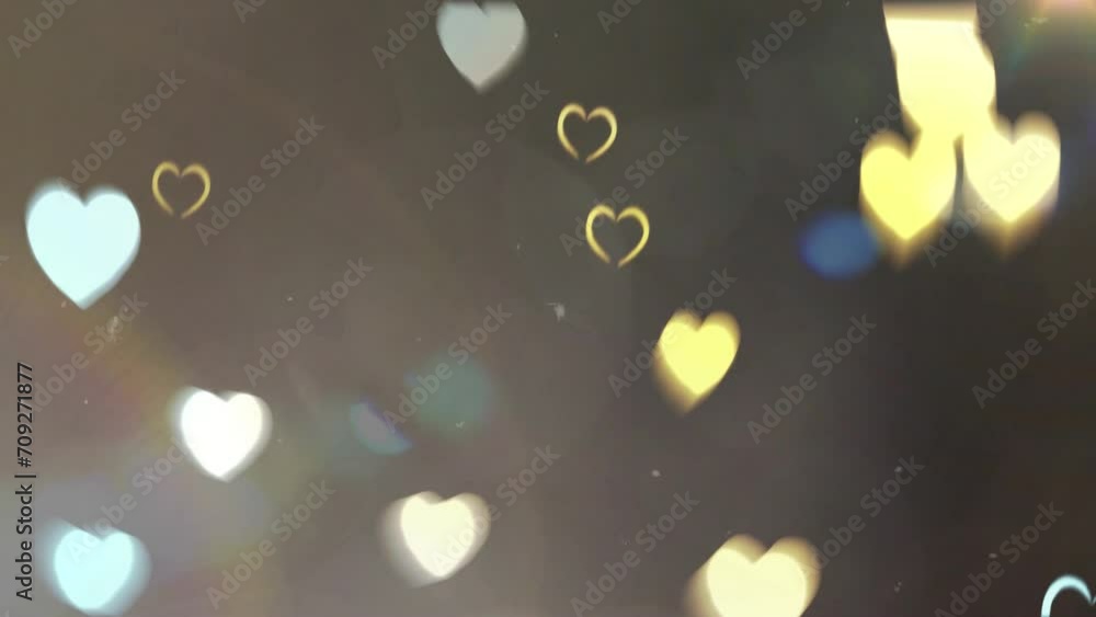 Romantic Happy Valentine's Day Animation Background: A 4K animation ...