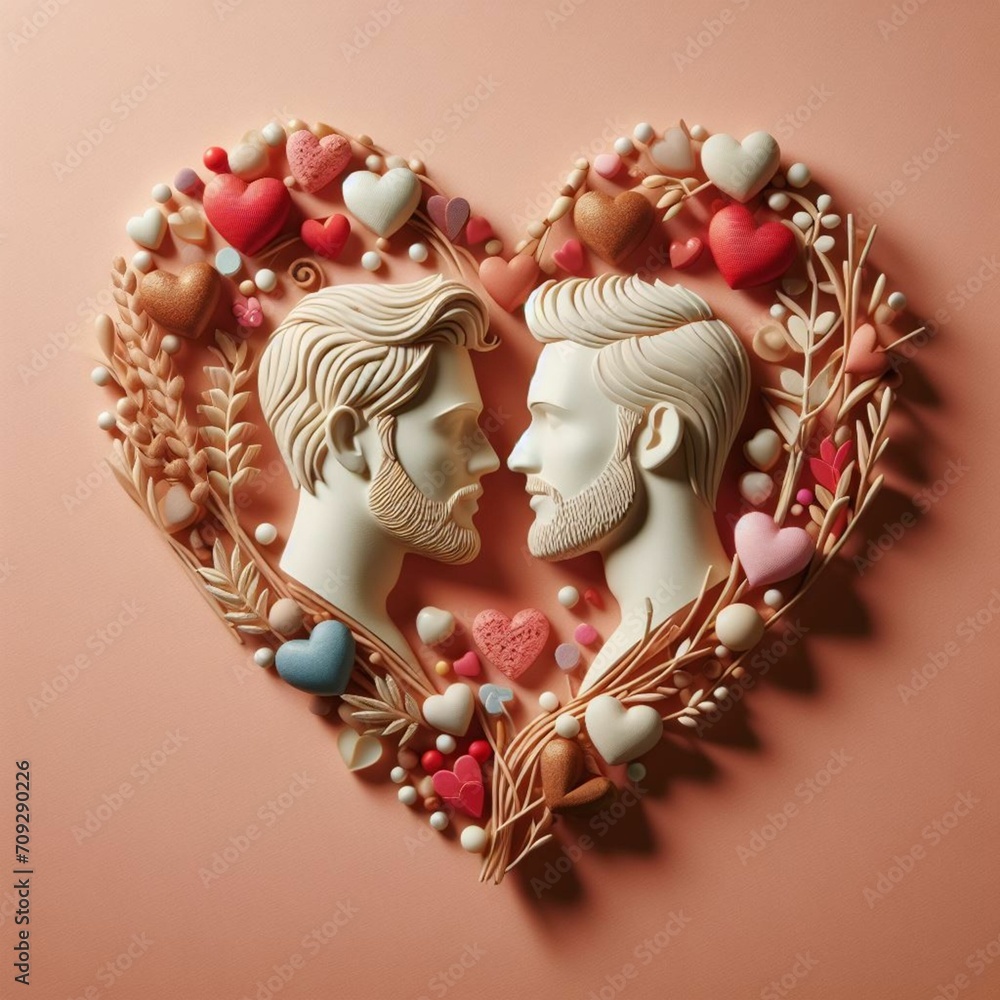 Diversas muestras del corazón como símbolo del amor, de la pareja, del ...