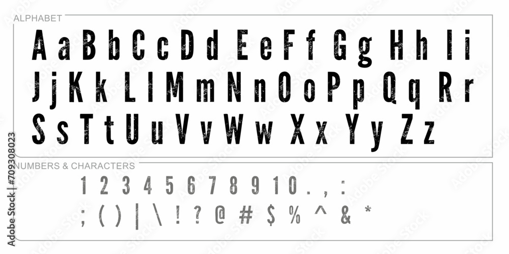 Alphabet Split Monogram, Split Letter Monogram, Alphabet Frame Font ...