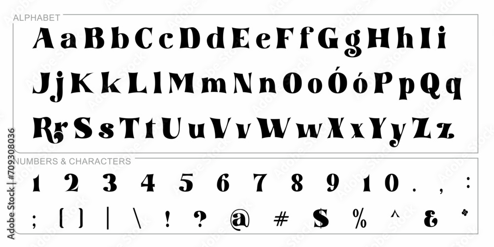 Alphabet Split Monogram, Split Letter Monogram, Alphabet Frame Font ...