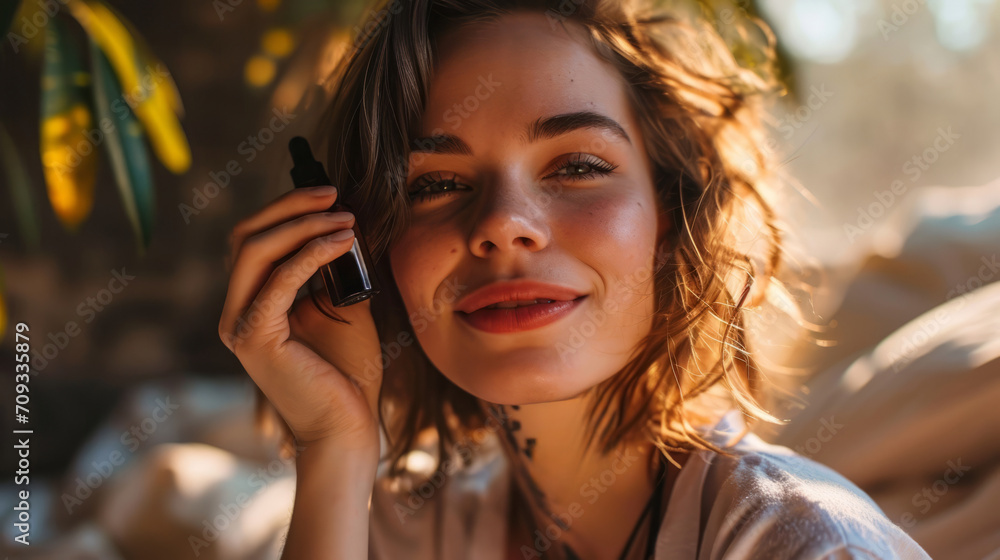 Generative AI image of a Instagram influencer photo for a product ...