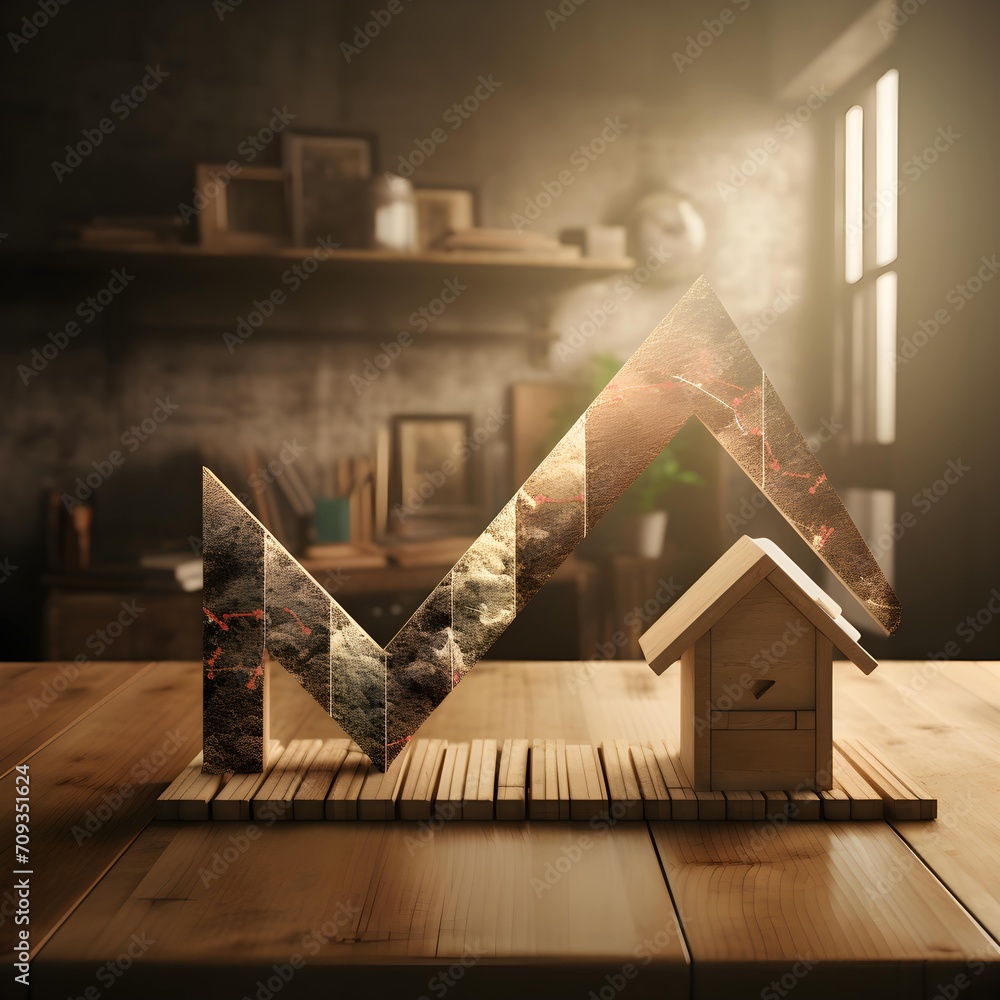 increasing arrow with carbon reduction to reduce CO2, carbon footprint ...