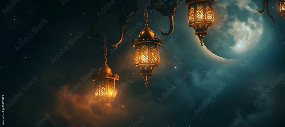 Nabis-inspired Ramadan Nights - Animated GIF Wallpaper with Traditional ...