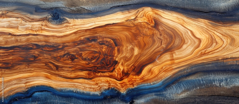Wood board grain colors in a live edge. Stock Photo | Adobe Stock