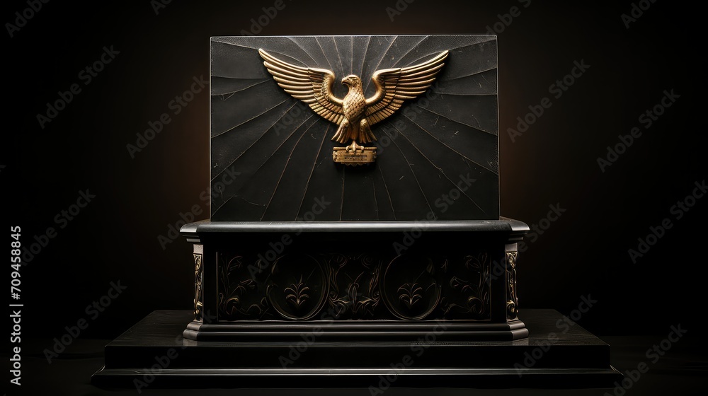 speech stand podium background illustration presenter event, conference ...