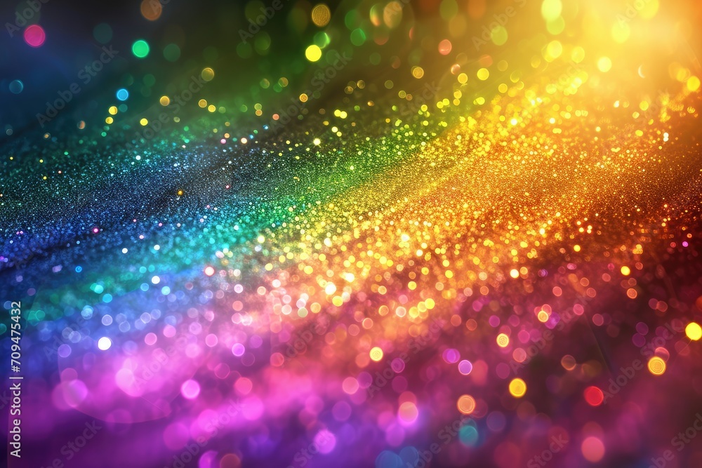 myriad of bright and vibrant colors are scattered across the image ...