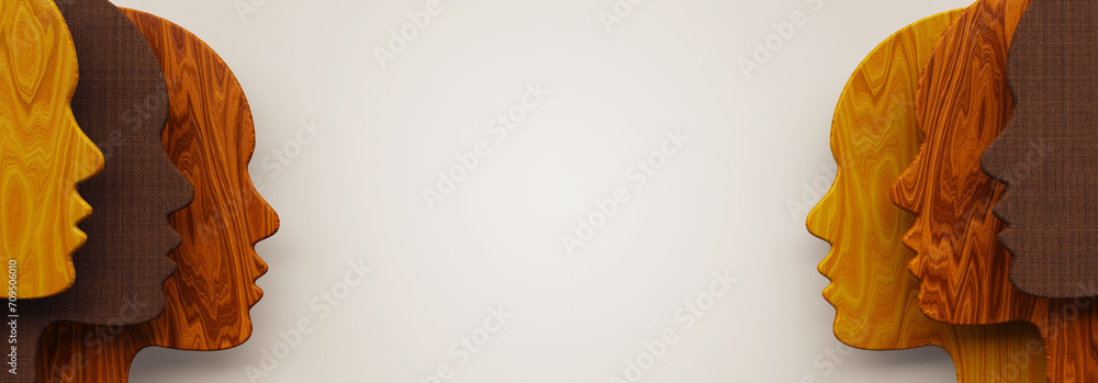 Concept of racial equality, anti-racism, diversity, stop racism ...