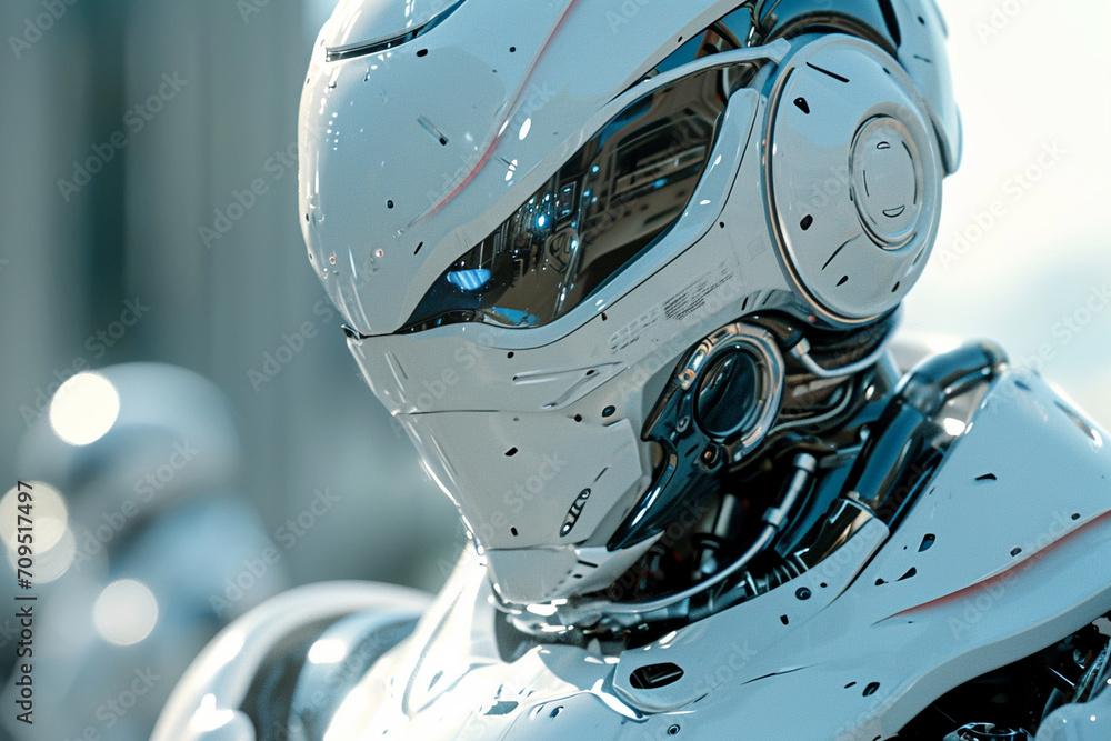 Experience the future with an AI-crafted image of a sleek, futuristic ...