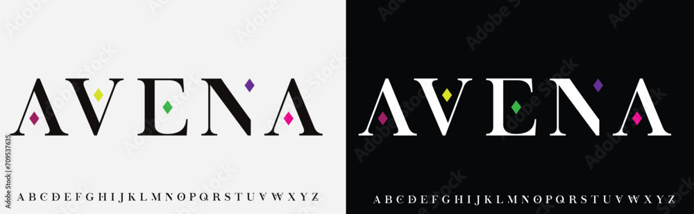 Vecteur Stock Modern Bold Font. Upper case Lower case Typography urban ...