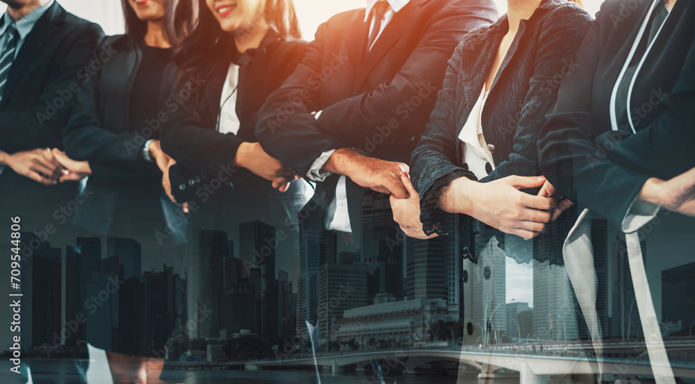 Teamwork and Business Human Resources - Group of business people ...