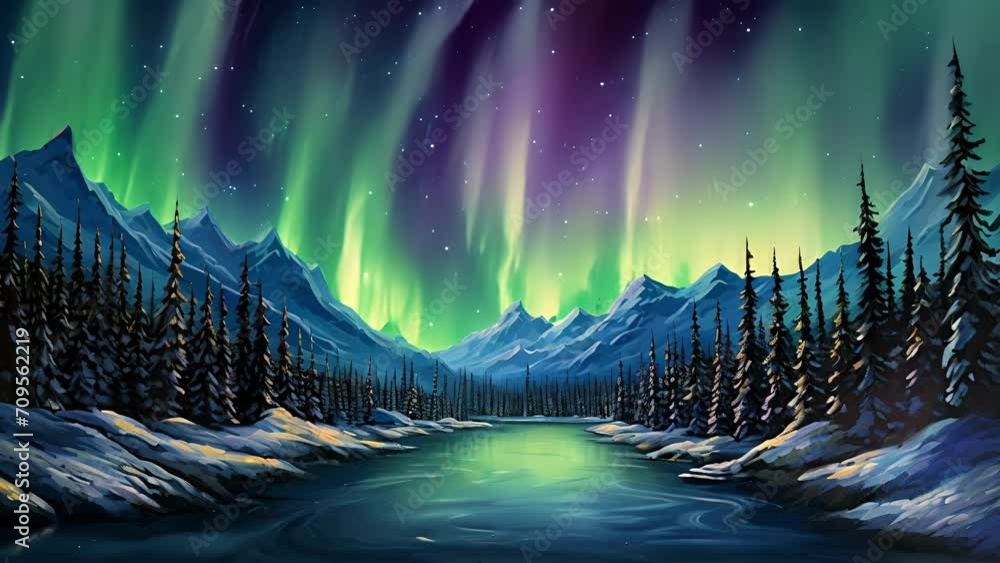 Witness the ethereal dance of the Northern Lights as they paint the ...
