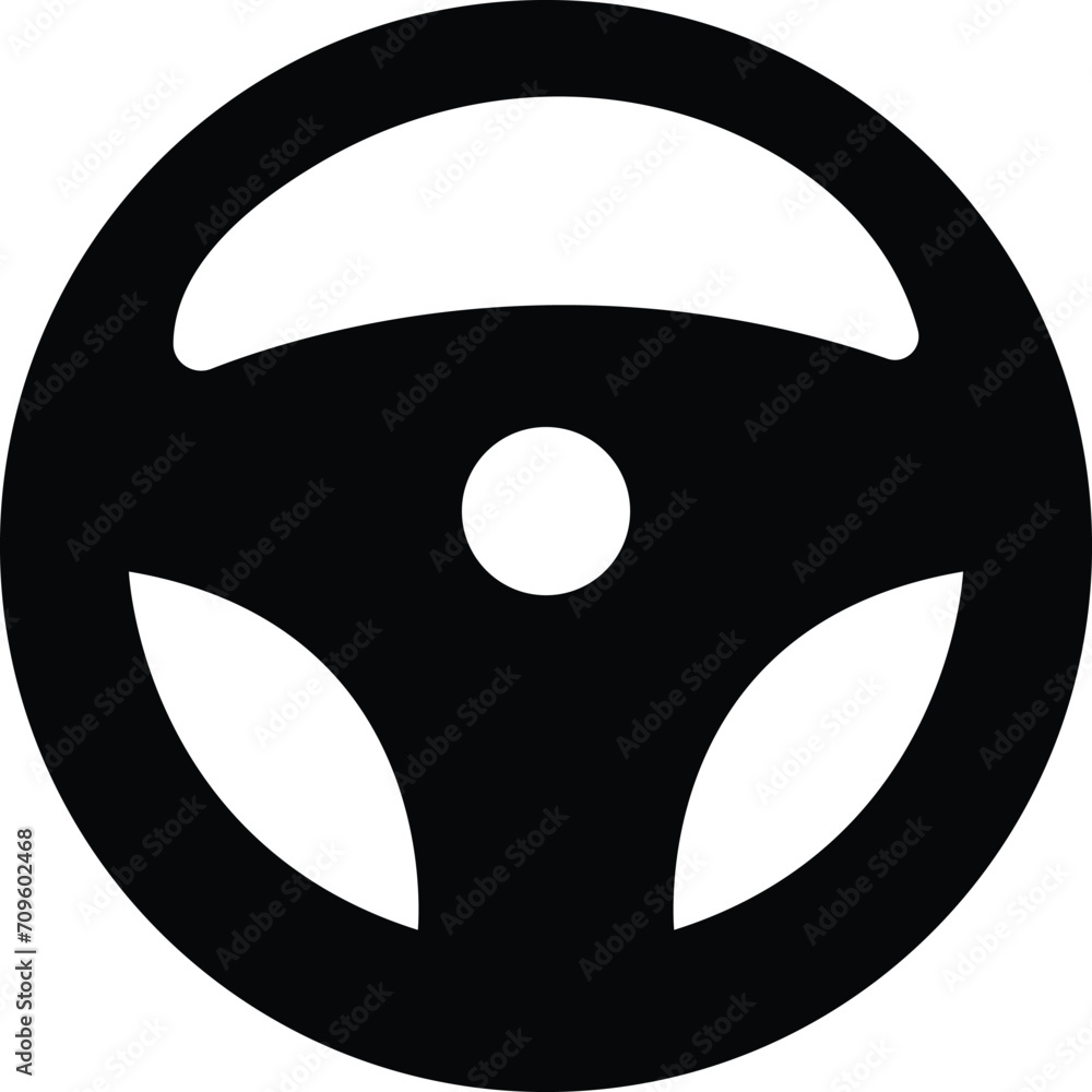 Steering Wheel Icons, steering is a symbol of artificial intelligence ...