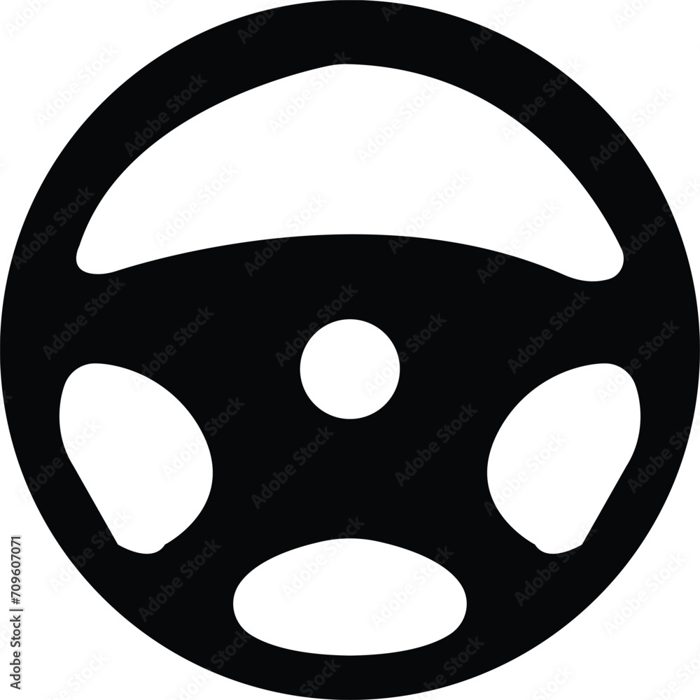 Steering Wheel Icons, steering is a symbol of artificial intelligence ...