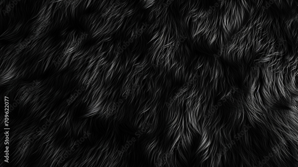 Black wool texture background, dark natural sheep wool, texture of gray ...