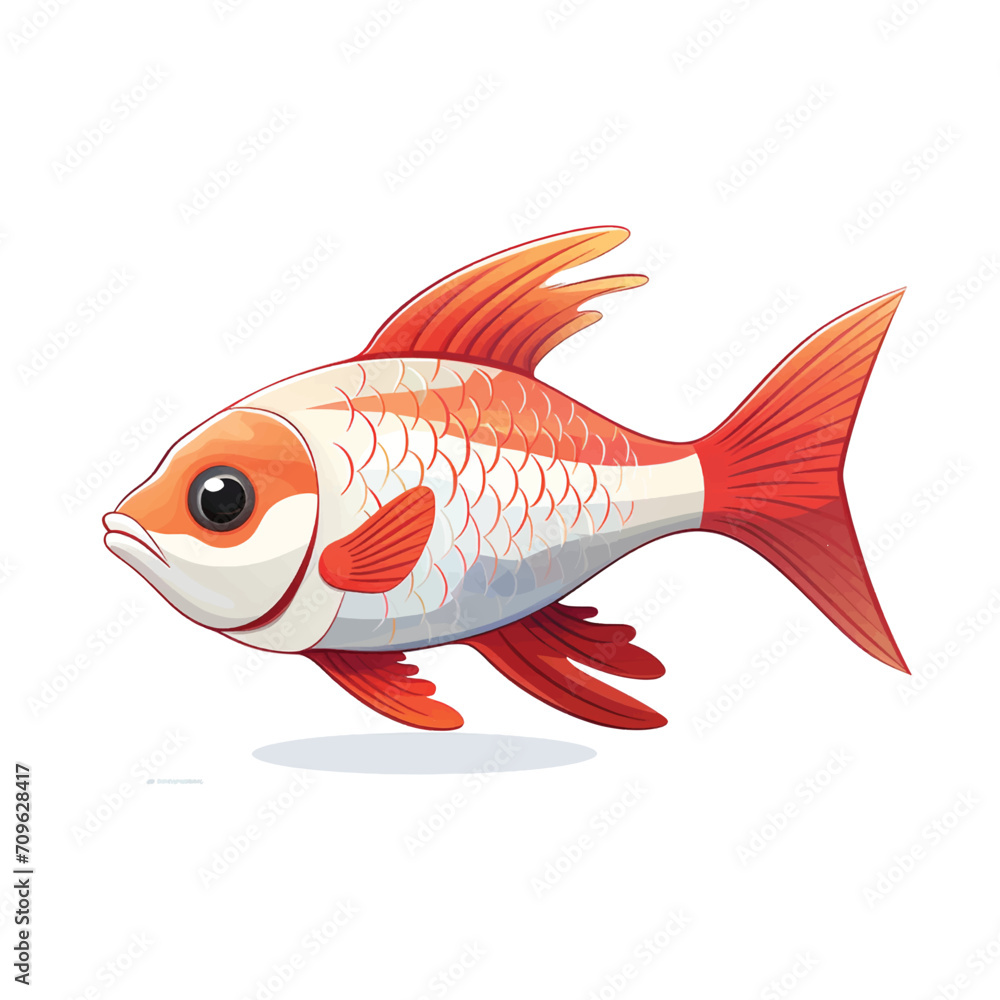 Fishing man vector red neon fish betta fish clip art mullet vector line ...