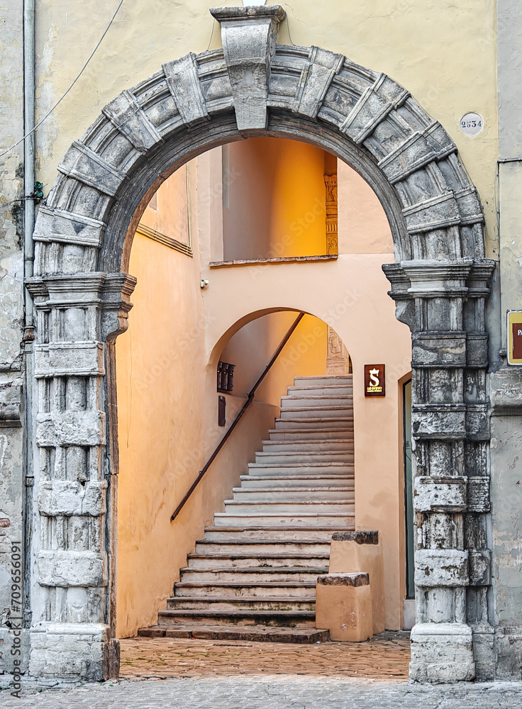 Jesi, Italy - one of the most tipycal villages of Marche region, Jesi ...