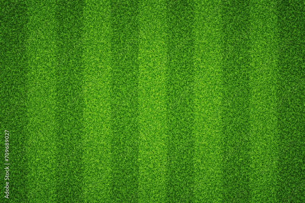 Background football field with striped green grass Stock Illustration ...