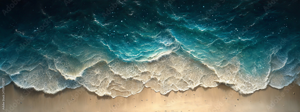 Serenity Unveiled, An Ethereal Dance of Cascading Waves Reveals the ...