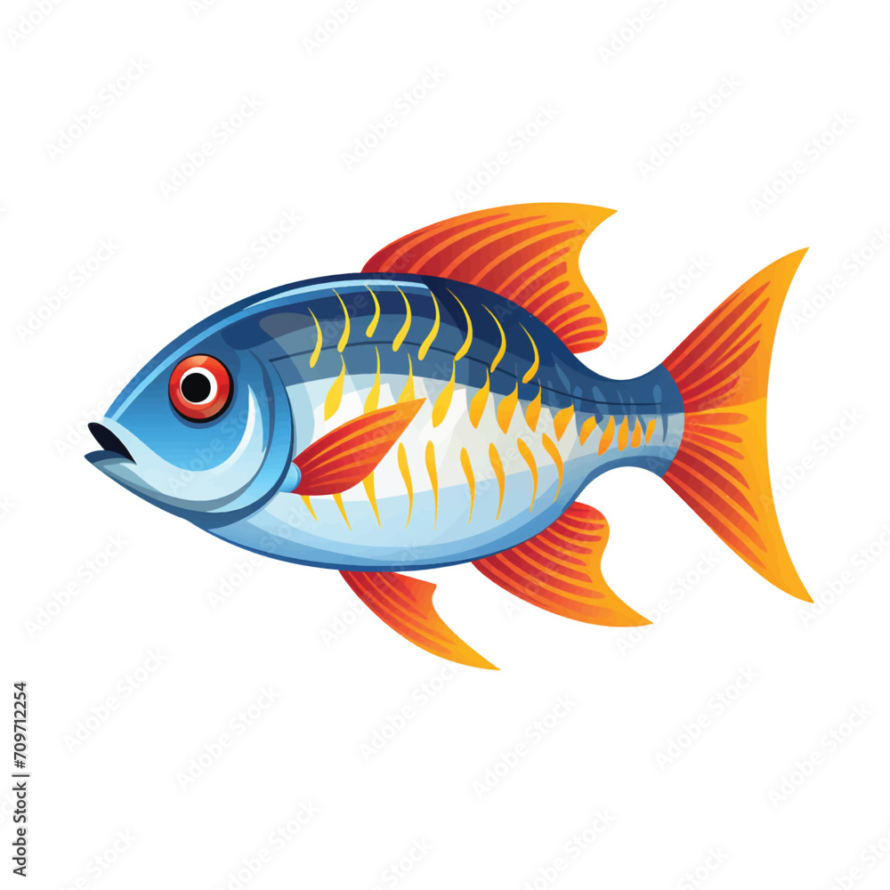 Angler fish vector dory vector oranda white goldfish mediterranean fish ...