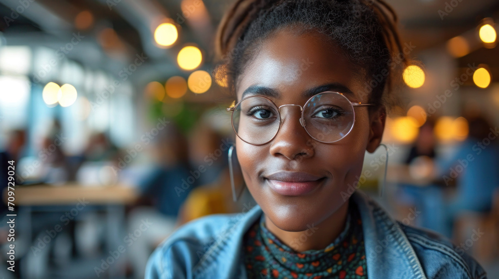 smiley girl sitting at a table with several friends, spirit of ...
