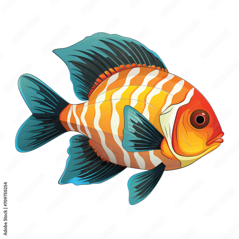 Goldfish changing color yellow discus koi fish line drawings blue ...