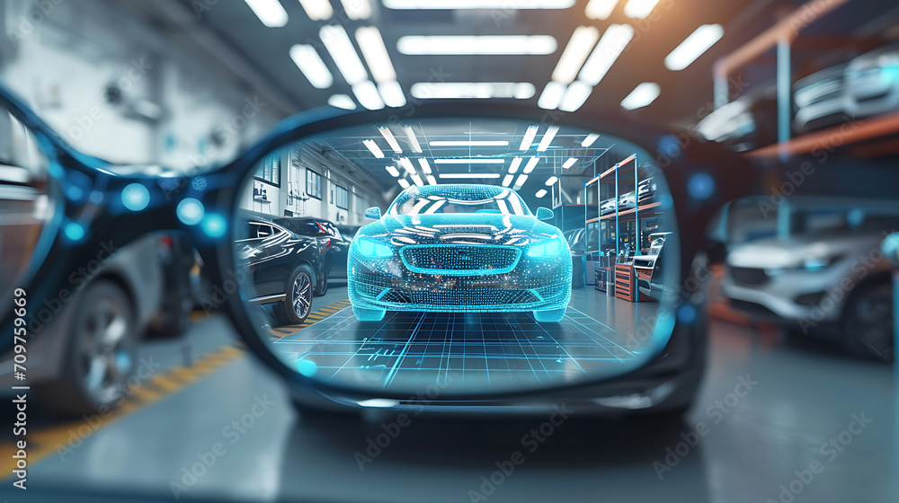 Enchanted View: Unveiling a Futuristic Workshop Through Magical Lenses ...