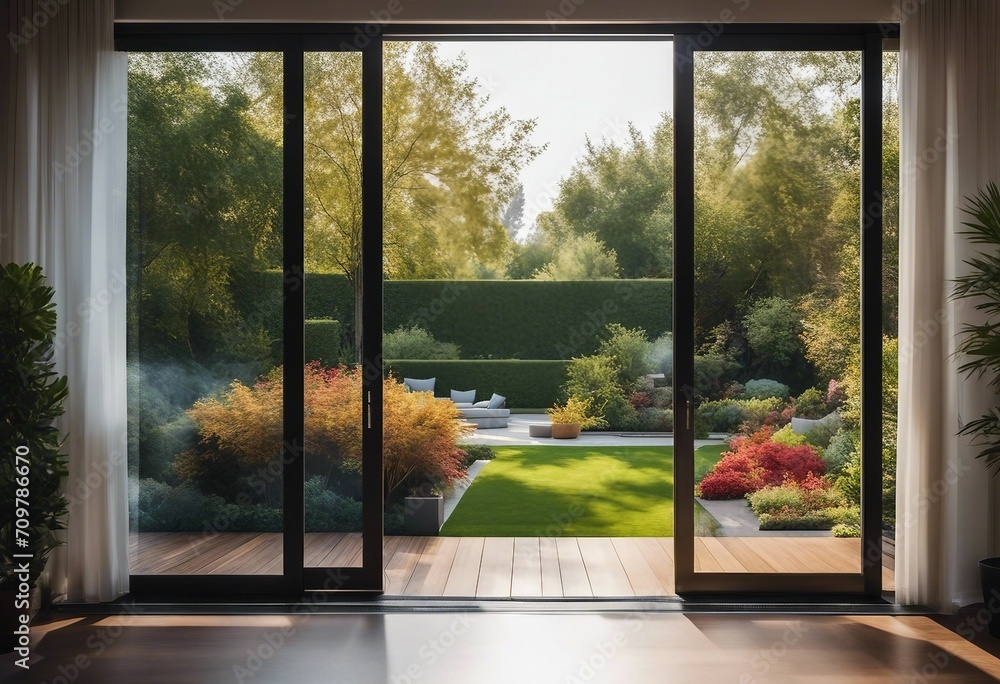 Architectural Beauty with Seamless Indoor-Outdoor Transition, wide ...