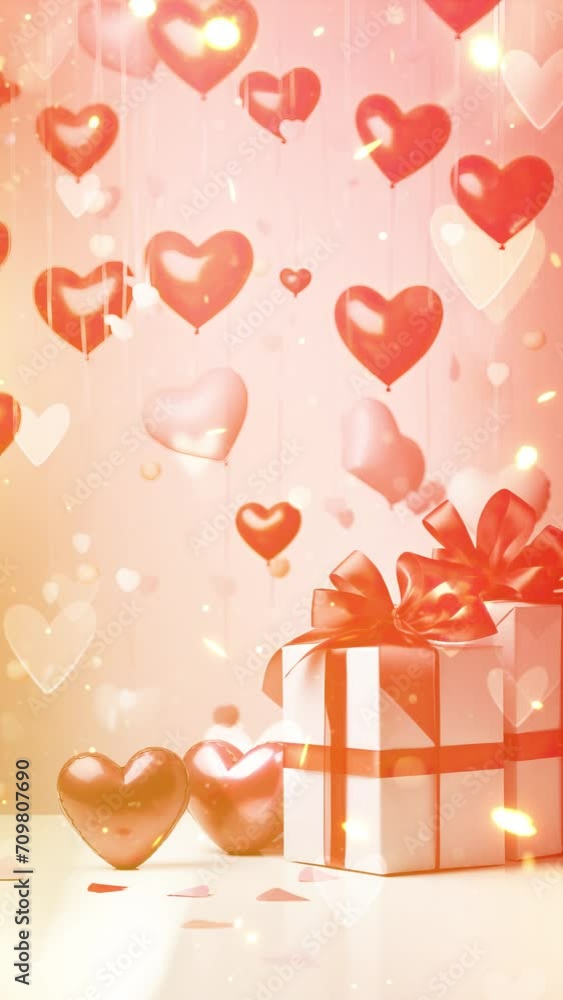 Valentine's Day vertical loop wedding anniversary vertical vertical ...