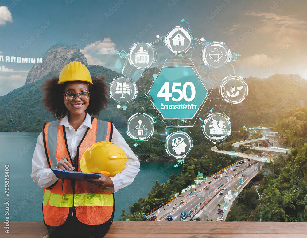 iso 45001 concept is workplace safety standard health and safety of ...